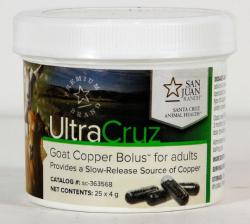 Departments - UltraCruz Goat Adult Copper Bolus Supplement 25 ct